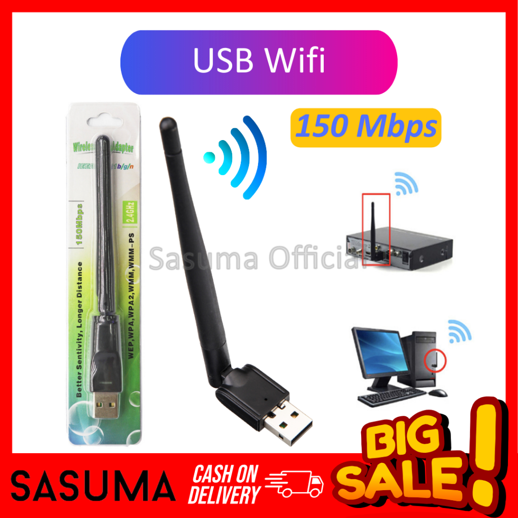 Jual SASUMA USB Wifi MT 7601 for Set Top Box DVB T2 TV Digital / PC ...
