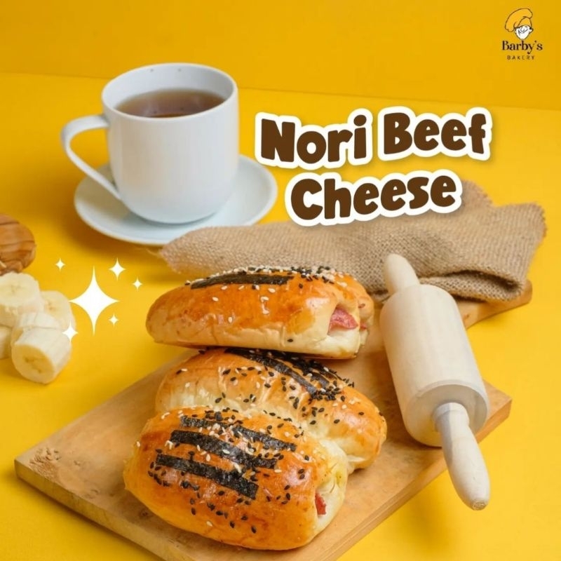 Jual Barby's Bakery | Nori Beef Cheese | Nori Bread | Shopee Indonesia