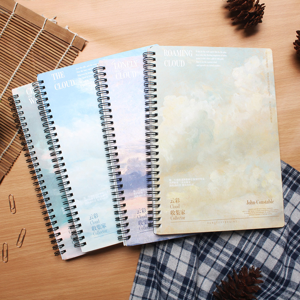 Jual Panmomo Cloud Collector Spiral Ruled Notebook B5 - Buku Tulis ...
