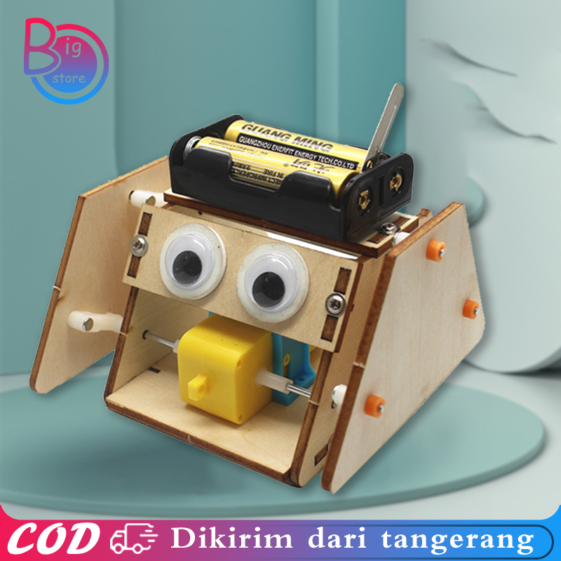 Jual 1Set Mainan Puzzle Mainan Robot Berjalan Elektronik DIY Mainan ...