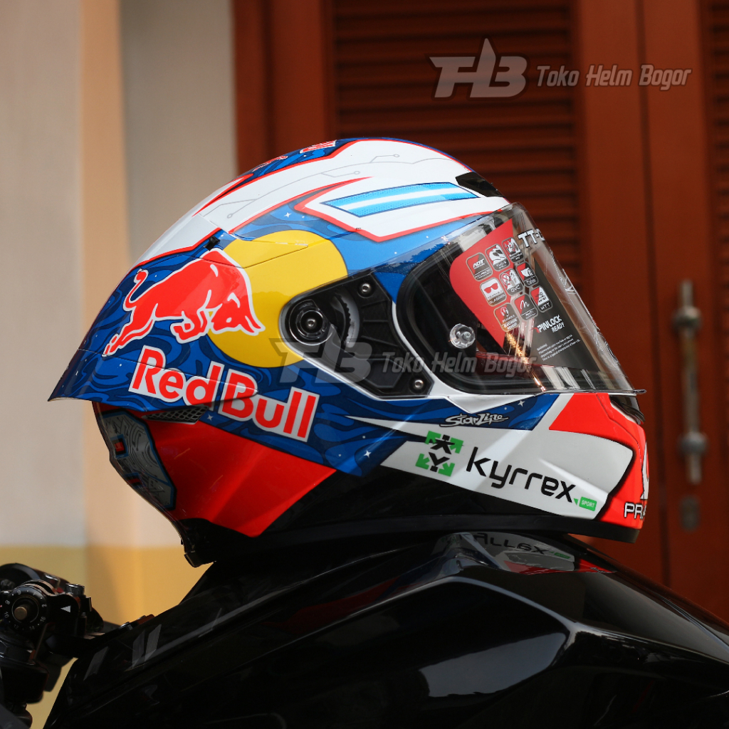 Jual KYT HELM TT COURSE MOTIF CUSTOM | JORGE MARTIN WHITE | SINGLE ...