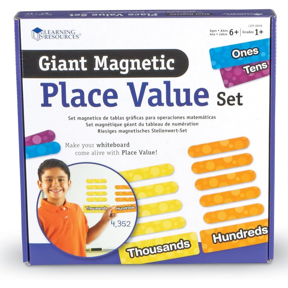 Jual Learning Resources Giant Magnetic Place Value Set - Alat Edukasi ...