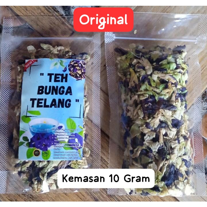 Jual Teh Bunga Telang Organik Herbal - Teh Telang | Shopee Indonesia