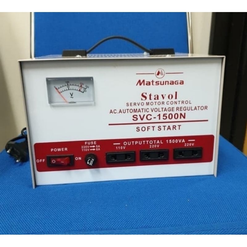 Jual MATSUNAGA Stabilizer Stavol 1500 watt Servo Motor | Shopee Indonesia