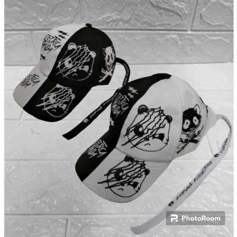 Jual Topi Distro Electrical Panda Unisex Keren | Shopee Indonesia