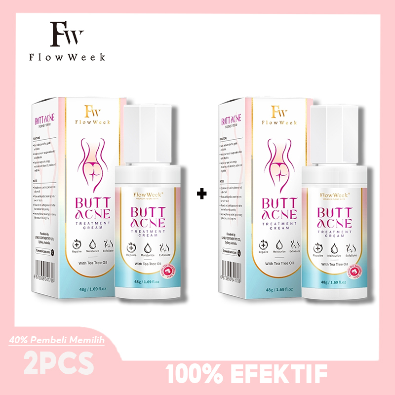 Jual Flowweek 2 in 1 Krim Penghilang Jerawat Bokong | Krim Pemutih ...
