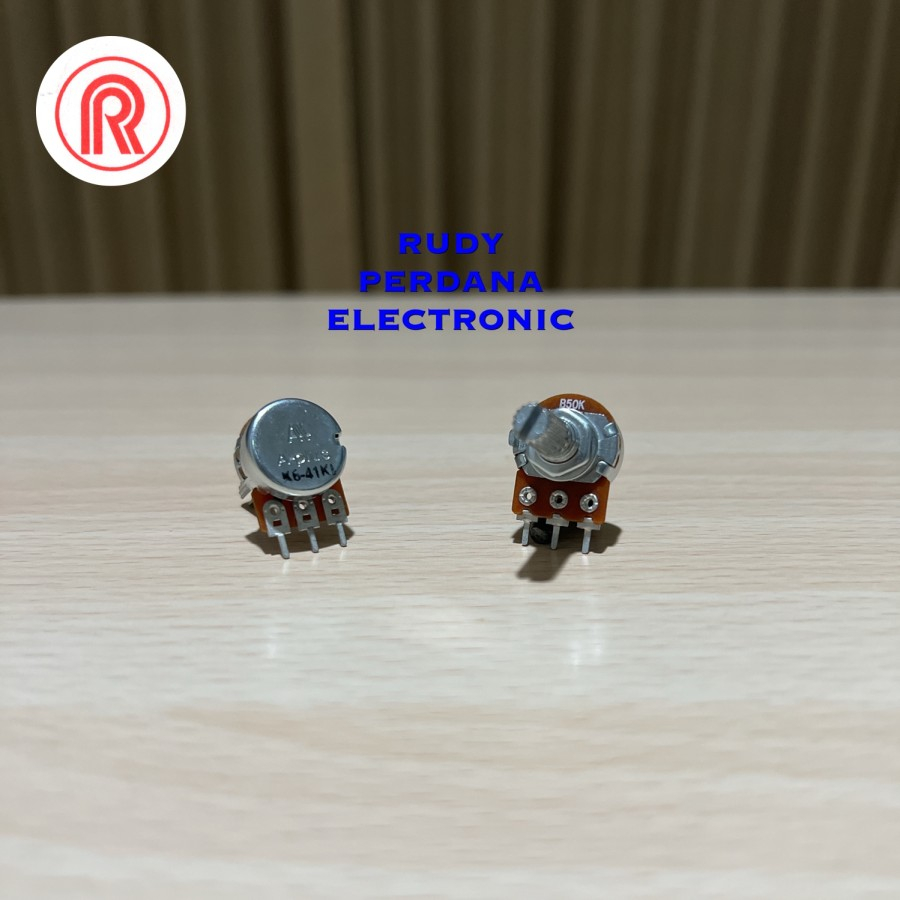 Jual POTENSIO 50K 50 K OHM Ω MONO ROTARY KLIK A-PLUS APLUS ALPHA ...