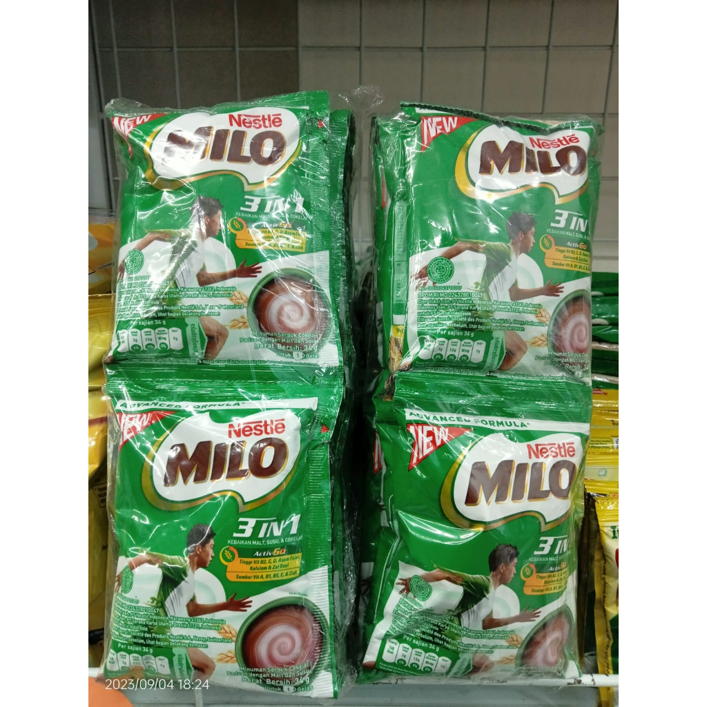 Jual 34gr x 10 MILO 3in1 ACTIV-GO Sich | Shopee Indonesia