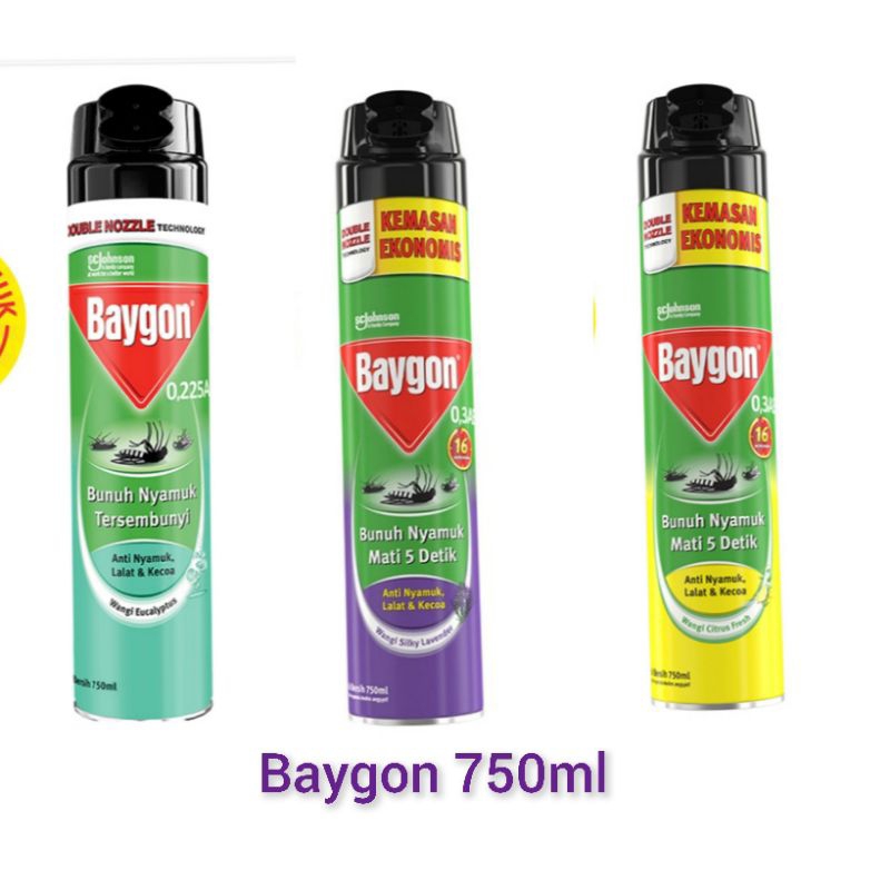 Jual Baygon aerosol 750ml | Shopee Indonesia