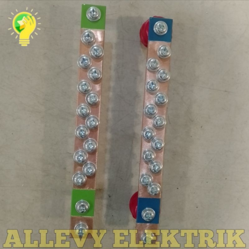 Jual BUSBAR 3X20 NOL + GROUND PANJANG 20CM | Shopee Indonesia
