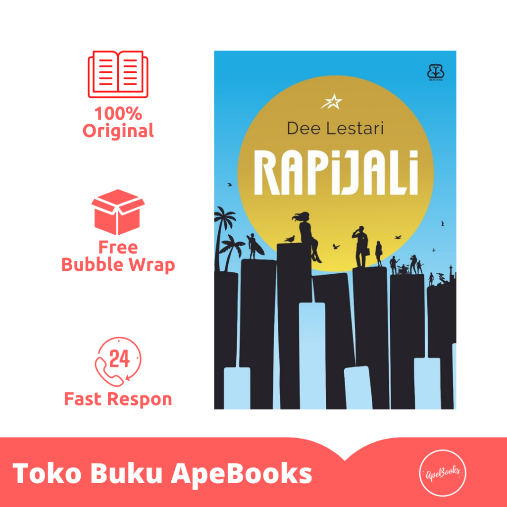 Jual Buku Novel Rapijali Jilid 1 Mencari - Dee Lestari (Original ...