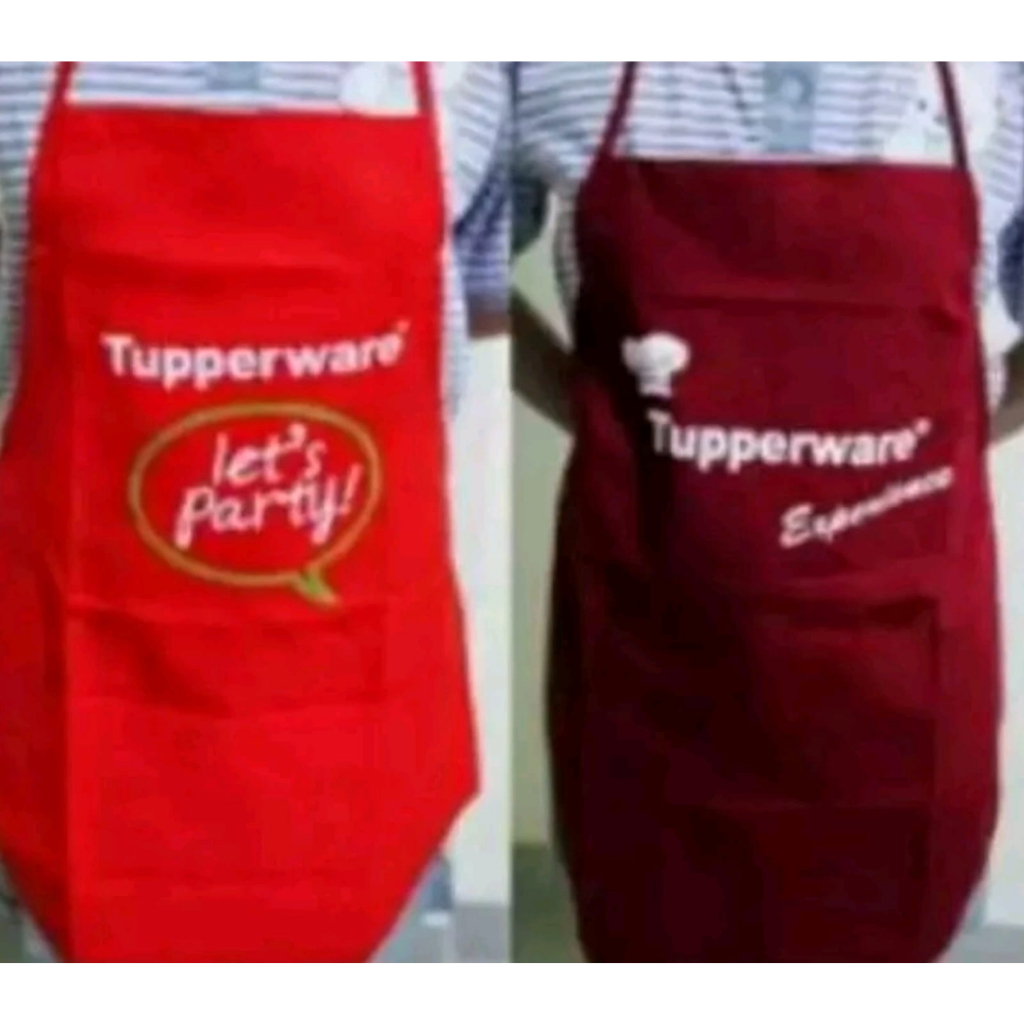 Jual celemek PROMO apron tupperware ORI | Shopee Indonesia