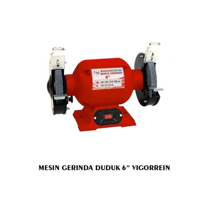 Jual Grinder Duduk/Gerinda Duduk/Bench Grinder Vigorrein 6" Inch ...