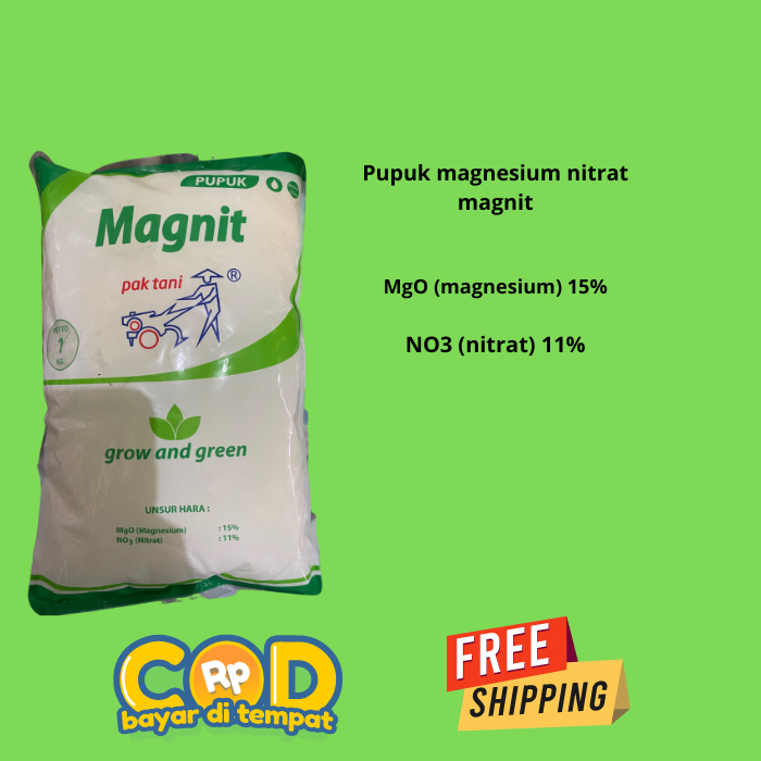 Jual Pupuk magnit magnesium nitrate cap pak tani kemasan pabrik 1kg ...