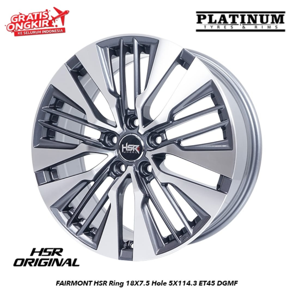 Jual VELG MOBIL R18 HSR FAIRMONT RING18 PCD 5X114,3 PELEK INNOVA ...