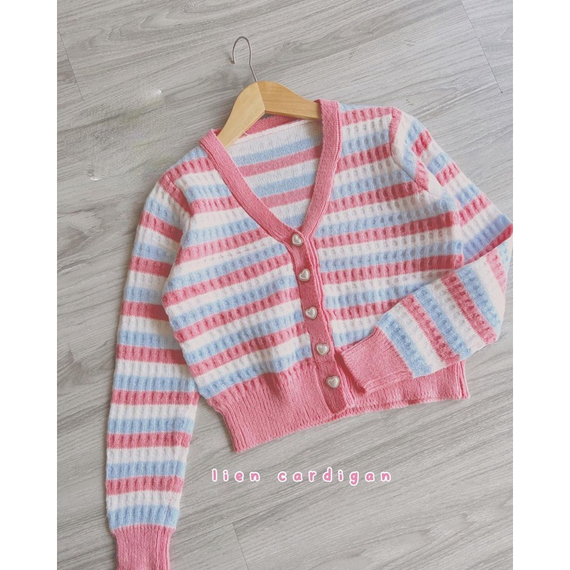 Jual LIEN CARDIGAN - CARDI STRIPE - CANDY CARDI - CARDI LUCU - KAWAII ...