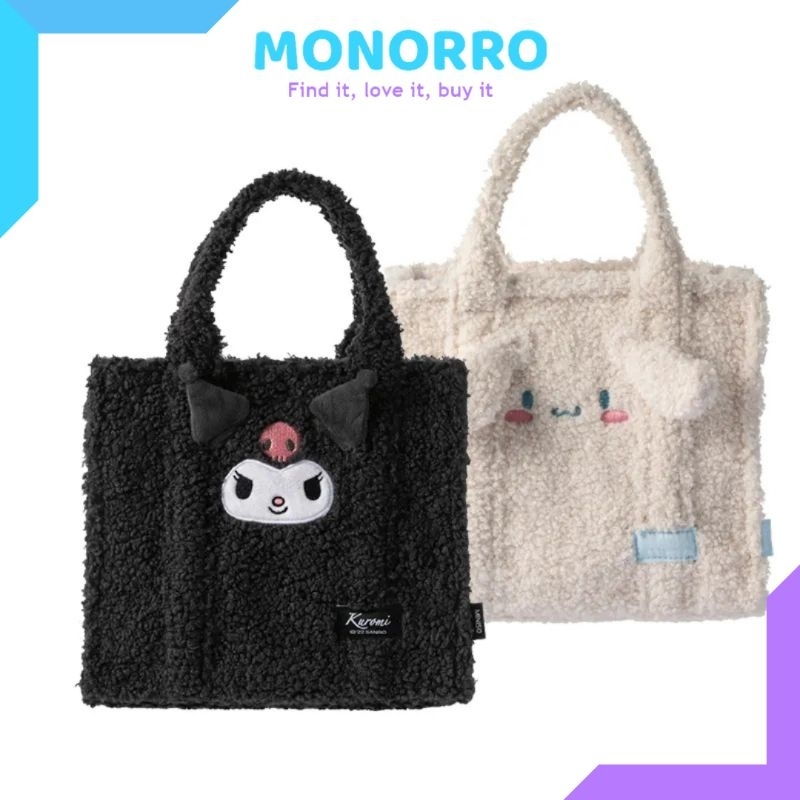Jual Tote Bag Sanrio Hand Bag Sanrio Tas Tenteng Sanrio Bulu Minisi ...