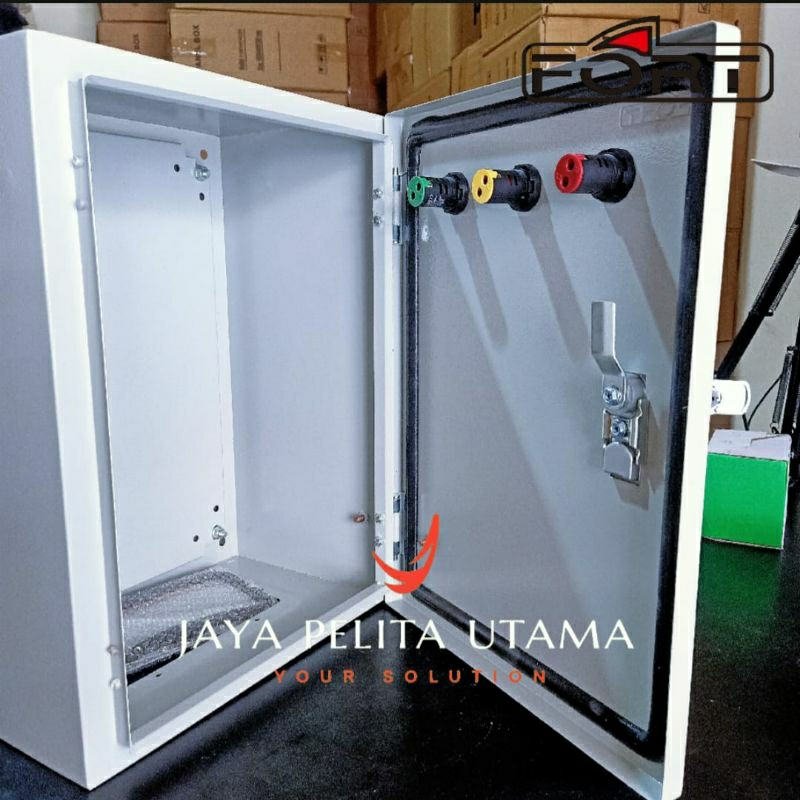 Jual box panel + pilot lamp RST 30x40x20 metal indoor full 1mm pabrikan ...