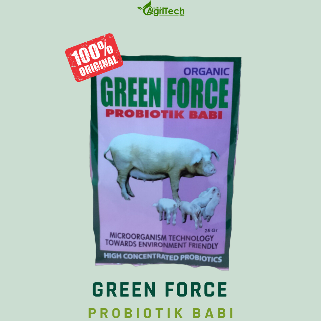 Jual GREEN FORCE TERNAK BABI 25 GRAM - PROBIOTIK TERNAK TAMASINDO ...