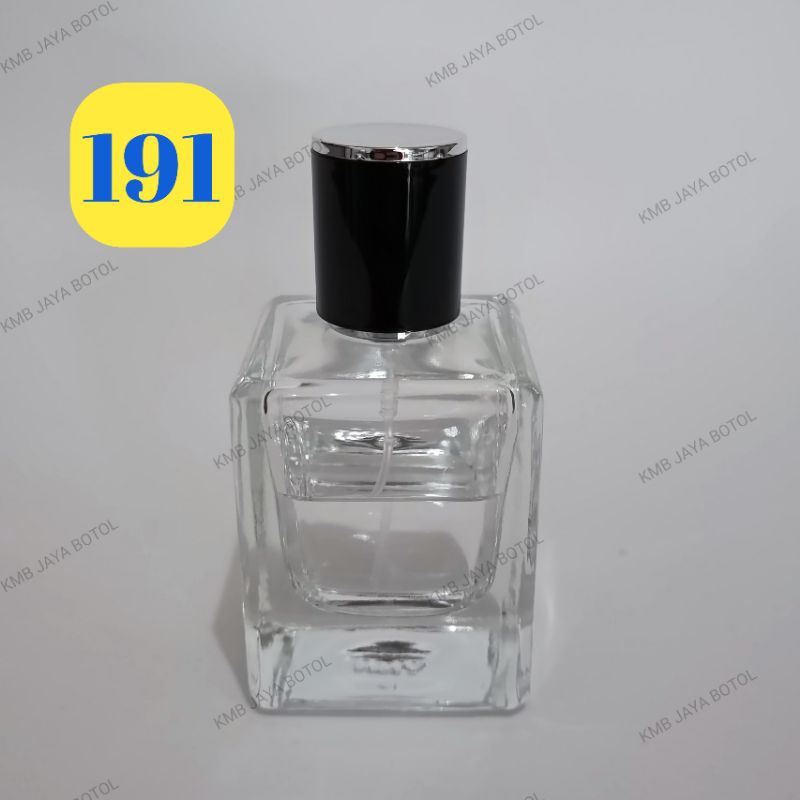 Jual BOTOL PARFUM MEWAH TUTUP HITAM TERLARIS 50 ML SEMI PRESS,BOTOL ...