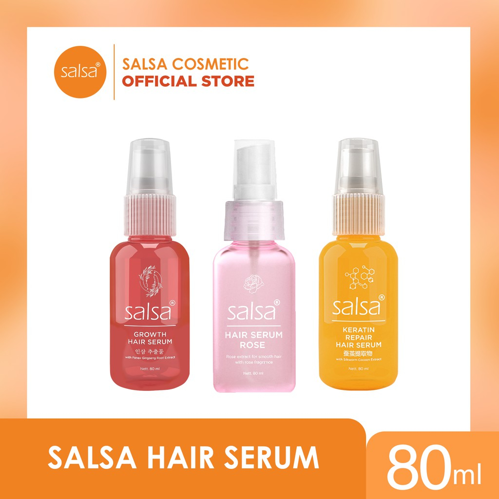 Jual SALSA Hair Serum 80ml | Parfum Rambut Spray Rose / Keratin ...