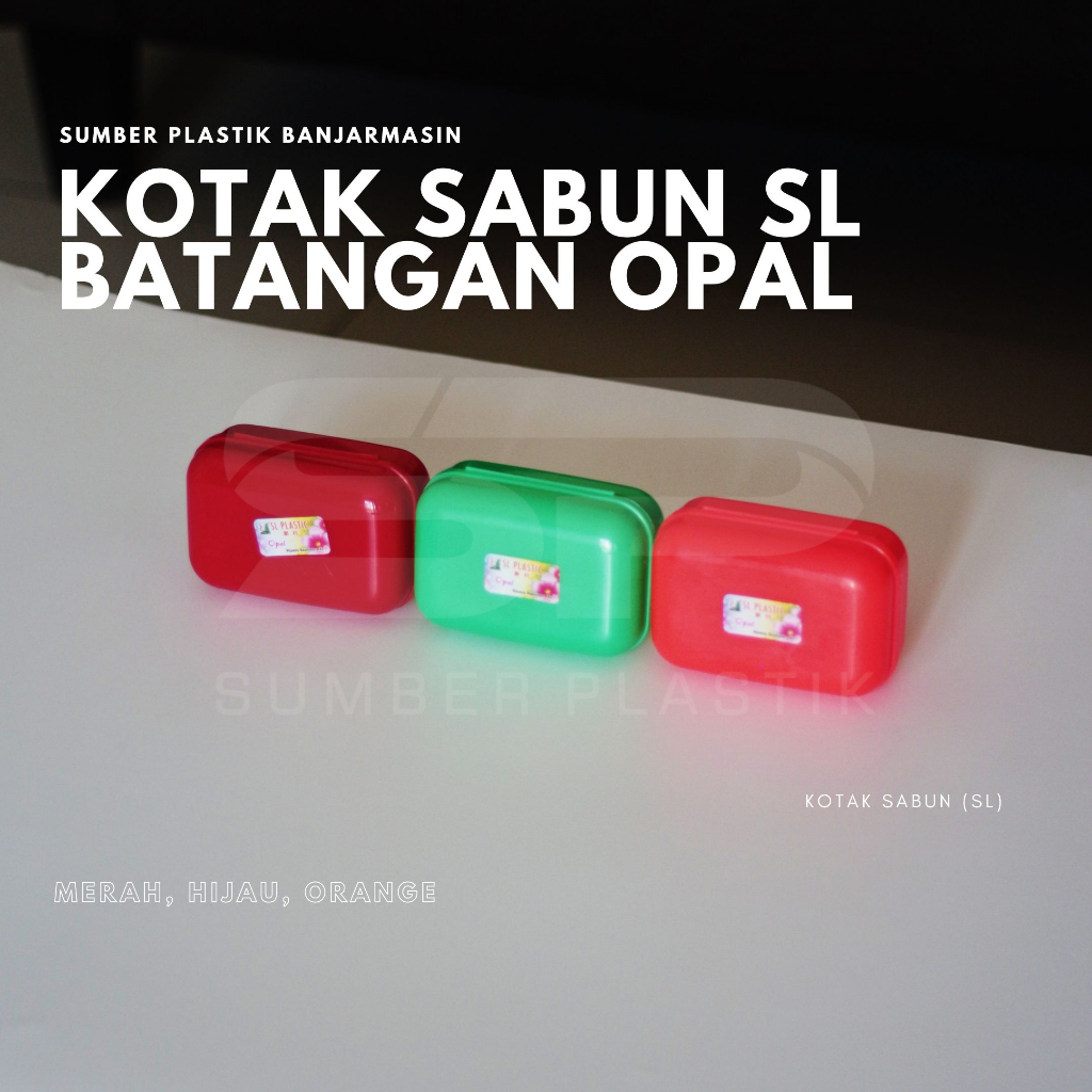 Jual Kotak Sabun Opal Oval SL Tempat Sabun Warna Batangan Alat Mandi ...
