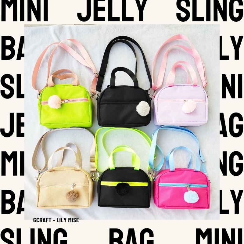 Jual mini jelly bag - tas sling mini - tas slempang mini - tas lucu ...