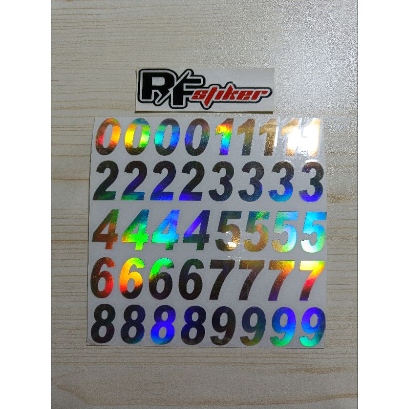 Jual Stiker sticker Angka cutting | Shopee Indonesia