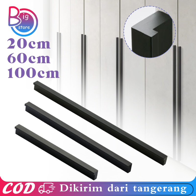 Jual Handle Tarikan Laci 20/60/100cm Gagang Pintu Lemari Minimalis ...