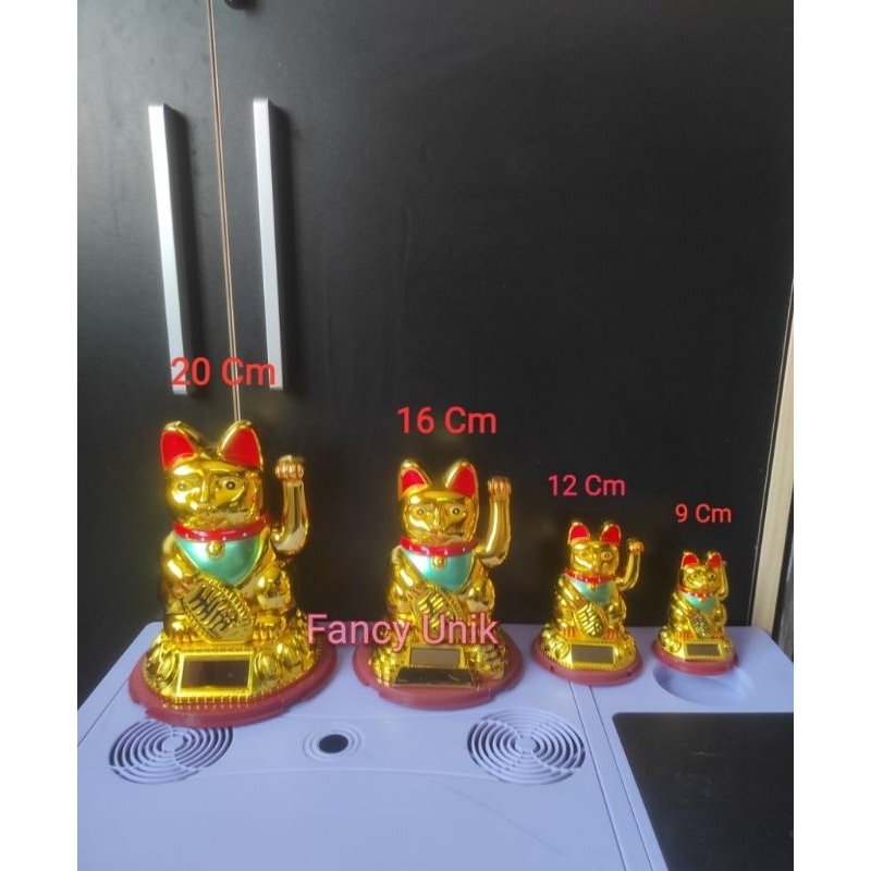 Jual Pajangan Solar Patung Kucing Hoki Solar Chinese Lucky Cat Fortune ...