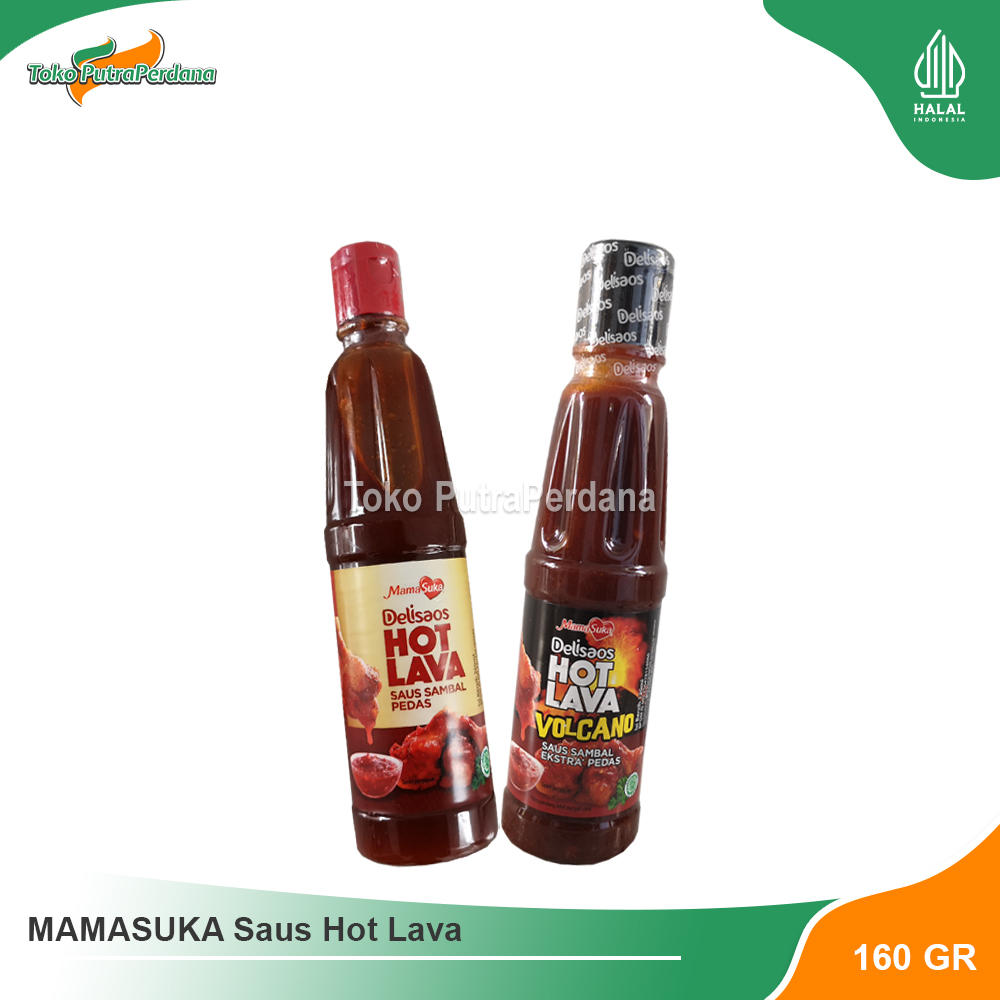 Jual MAMASUKA Saos/Saus Hot Lava 160gr (Botol) | Shopee Indonesia