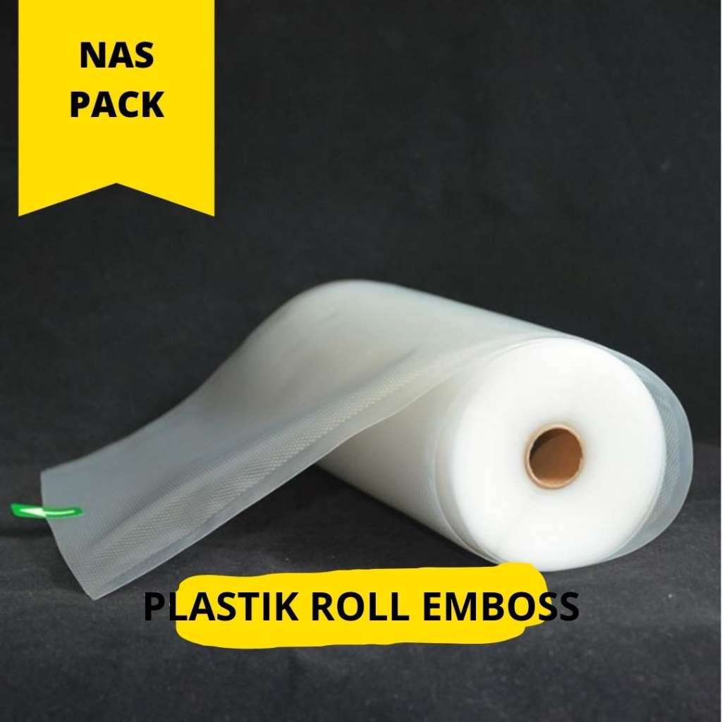 Jual Plastik Vacuum Emboss Roll Ukuran 15 cm Panjang 5m | 95 Micron ...