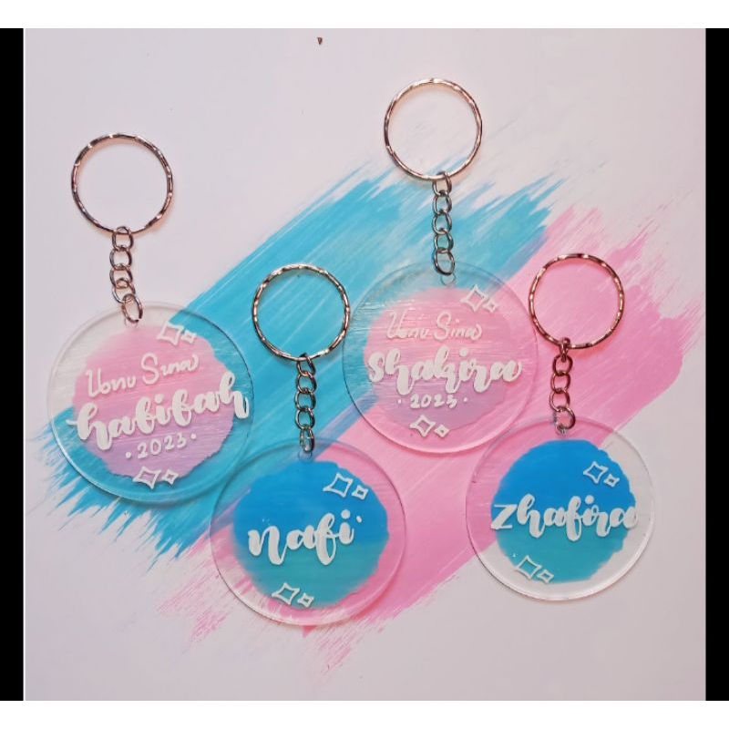 Jual GANCI AKRILIK/GANCI CUSTOM NAMA/GANCI MOBIL/SOUVENIR/HADIAH ...