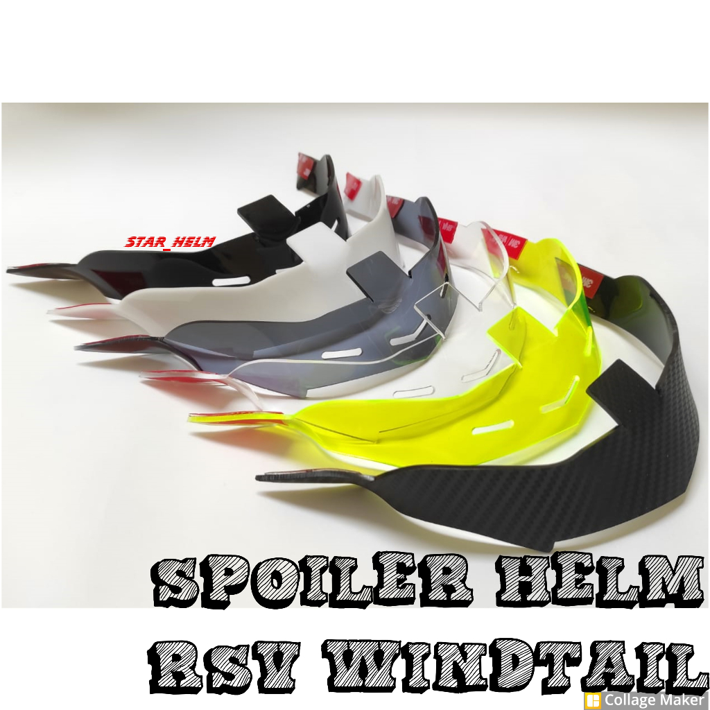 Jual Spoiler Helm RSV WINDTAIL All Series | Spoiler Helm RSV NEW ...