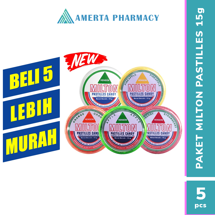 Jual TEBUS MURAH! Permen MILTON PASTILLES Candy 15gr Kaleng | Shopee ...