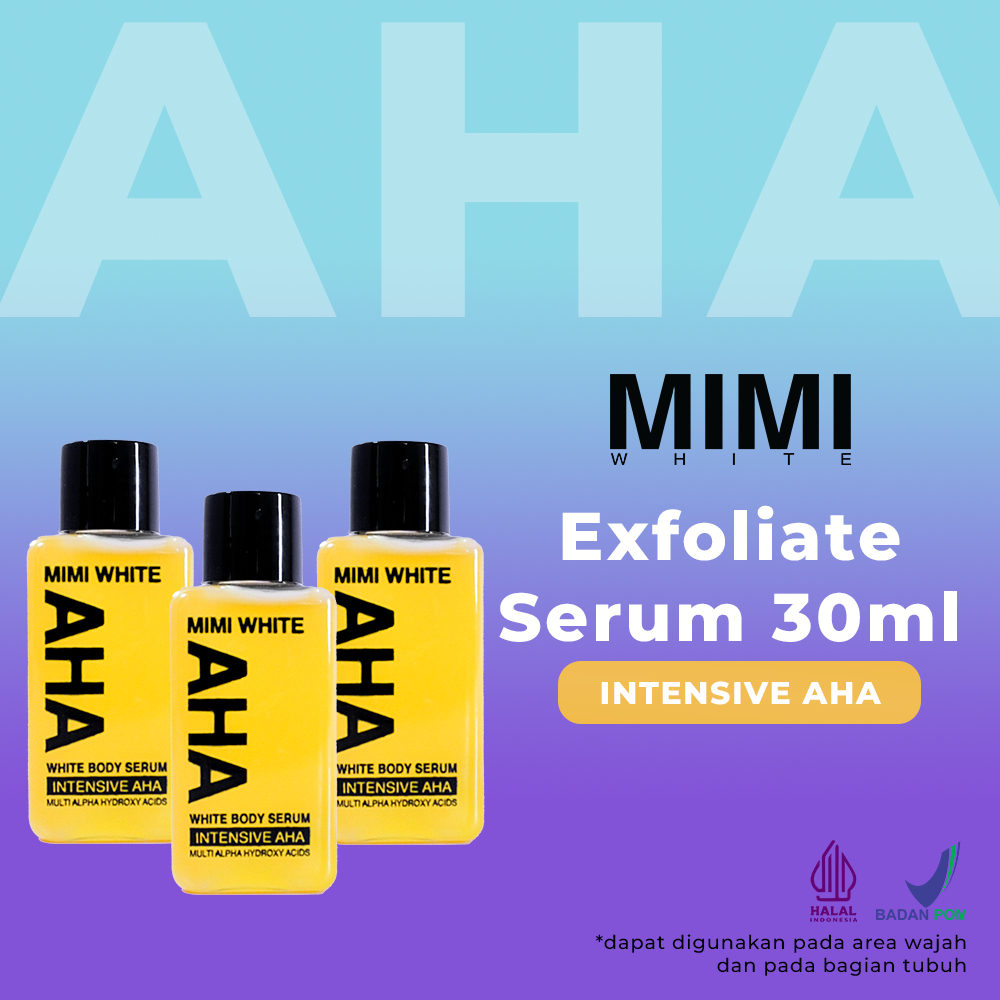 Jual MIMI WHITE AHA Serum 30 ml x 3 pcs | Shopee Indonesia
