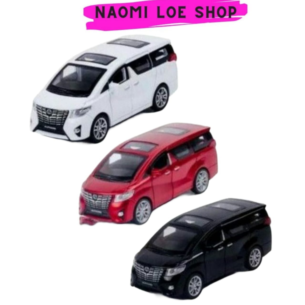 Jual Diecast Mobil Toyota Alphard Skala 1:32 Miniatur Mobil Mainan ...