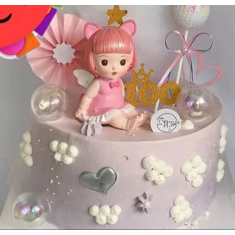 Jual TOPPER HIASAN KOLEKSI PAJANGAN CAKE KUE ULANG TAHUN BONEKA LITTLE ...