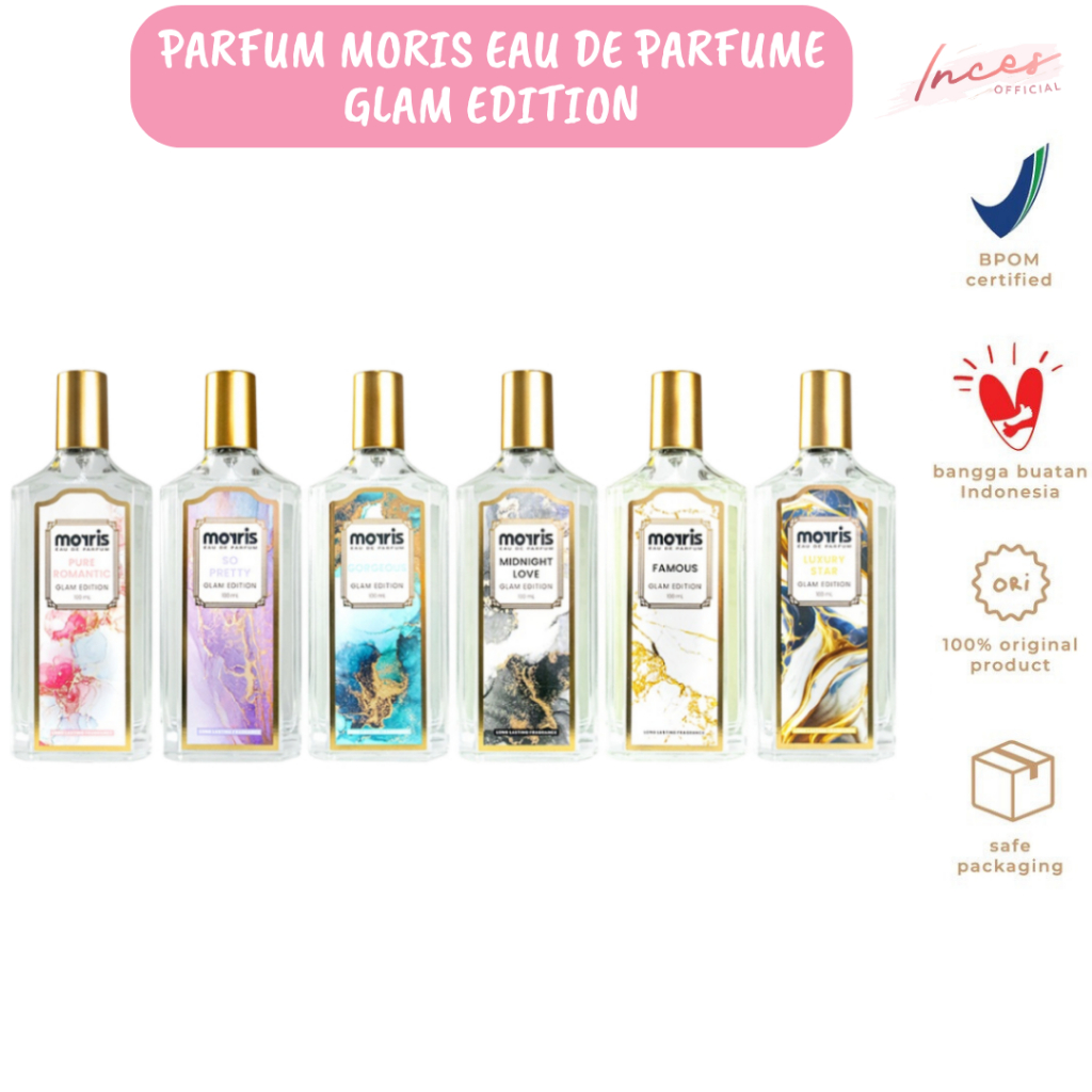 Jual 𝓲𝓷𝓬𝓮𝓼 - PARFUM MORIS EAU DE PARFUME GLAM EDITION | Shopee Indonesia