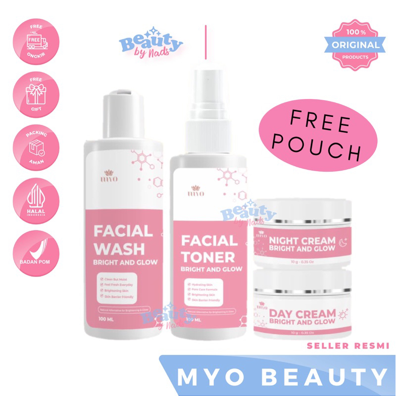 Jual BEAUTYBY.NADS | MYO BEAUTY SET SKINCARE 4 ITEM FACIAL WASH FACIAL ...