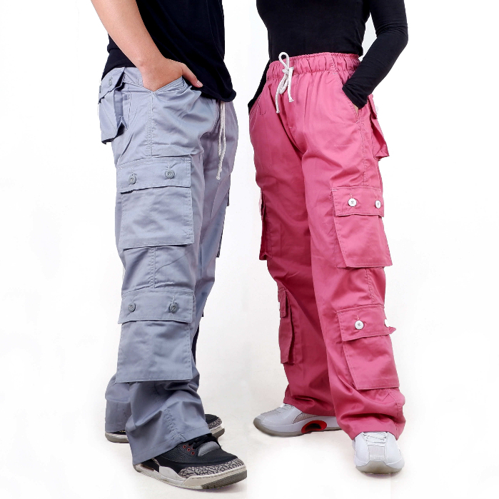 Jual CARGO BAGY PANTS CELANA PANJANG AMERICAN DRILL UNISEX - KHAKI DARK LIGHT GREY BLACK NAVY ...