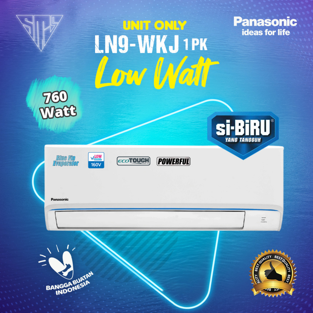 Jual AC Panasonic Si BiRU 1 PK CS-LN9AKJ Low Voltage | Shopee Indonesia