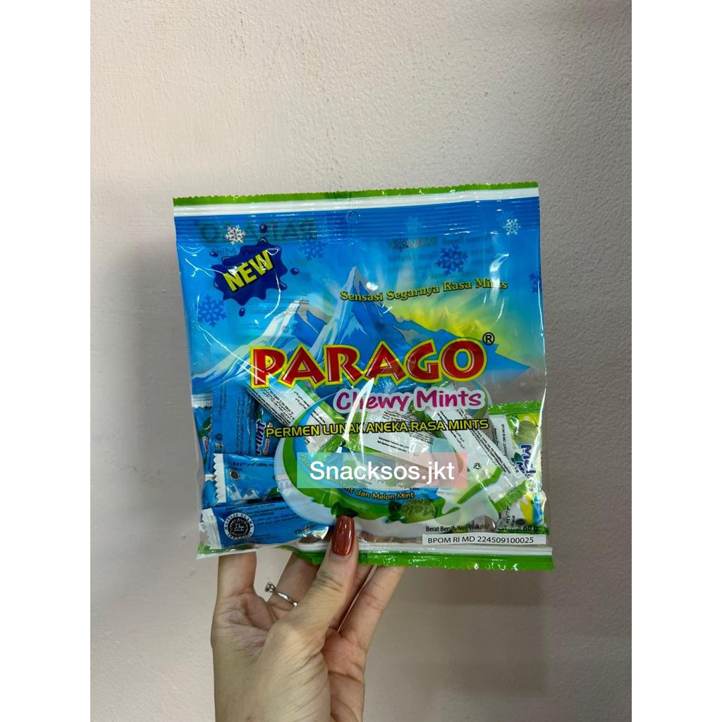Jual PARAGO MILK CHEWY CANDY / CHEWY MINTS & MELON / PARAGO CHOCOLATE ...
