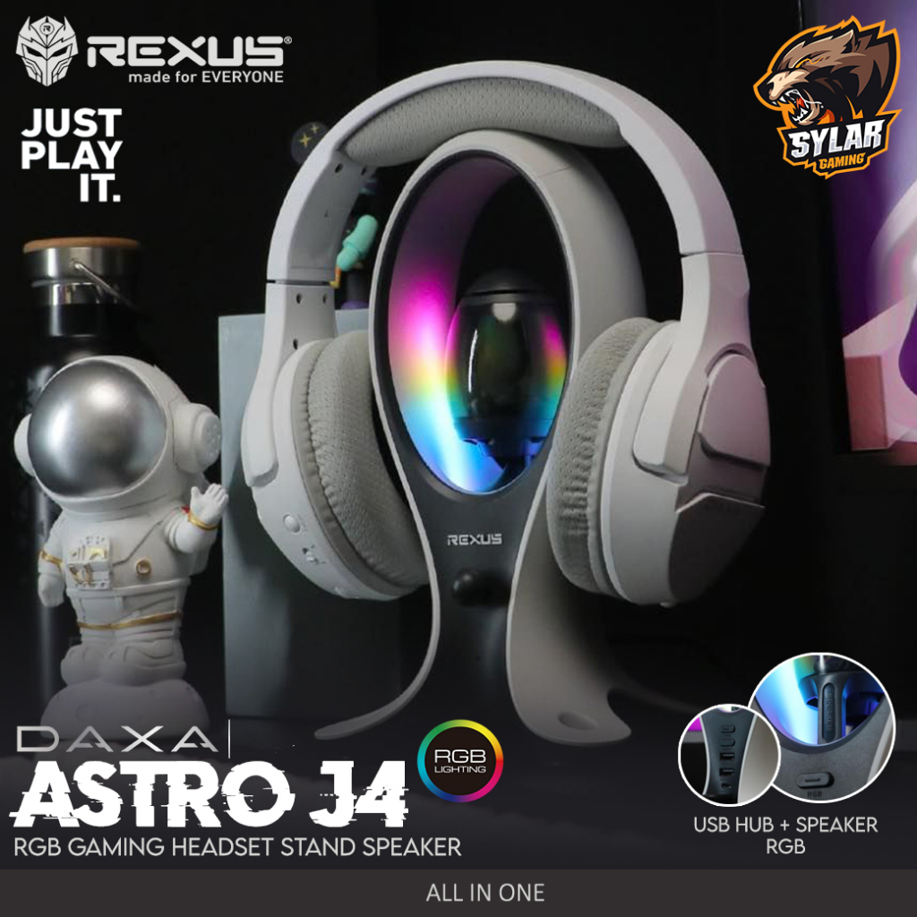 Jual Rexus Astro J4 RGB Gaming Headset Stand Speaker | Shopee Indonesia
