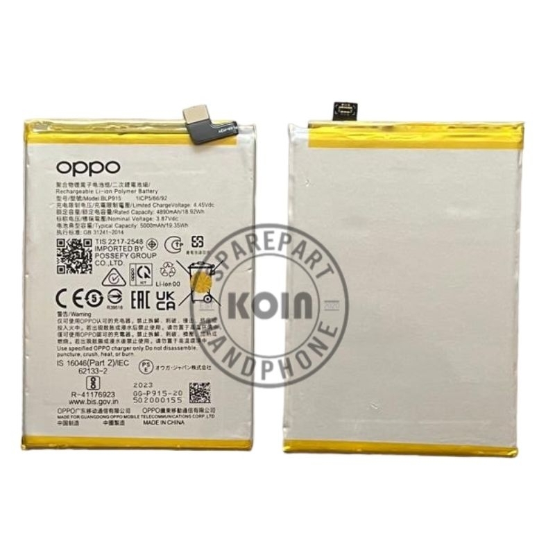 Jual BATERAI/BATRE/BATTERY OPPO A17/A57 5G/BLP915/BLP 915/BLP-915 ...
