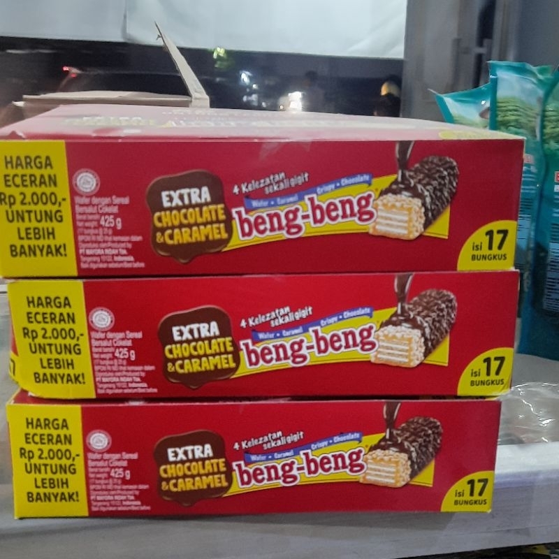 Jual Beng beng Extra Chocolate & Caramel | Shopee Indonesia
