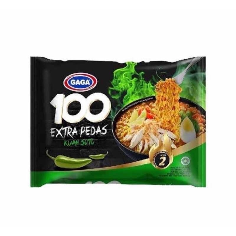 Jual Mie Gaga 100 Extra pedas Rasa Soto | Shopee Indonesia