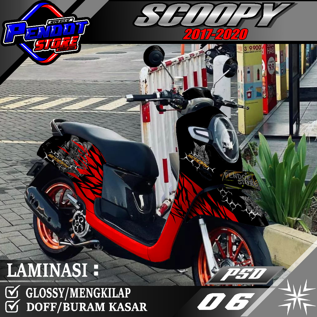 Jual Decal scoopy Decal Scoopy full body Full Blok Decal Stiker Scopy ...