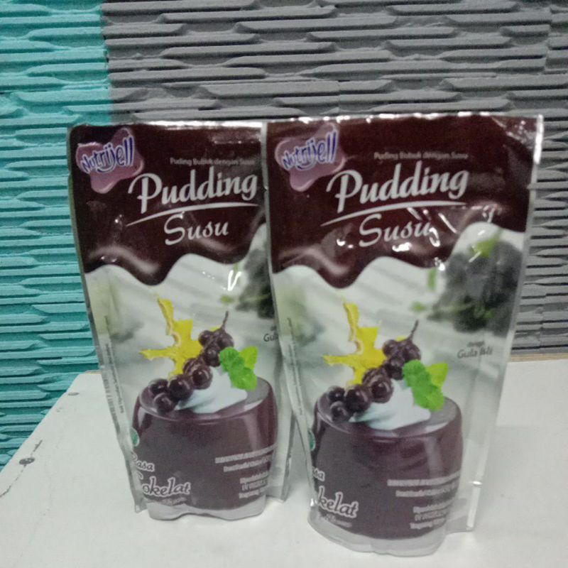 Jual NUTRIJELL PUDING SUSU RASA COKELAT 145g (2PCS) | Shopee Indonesia
