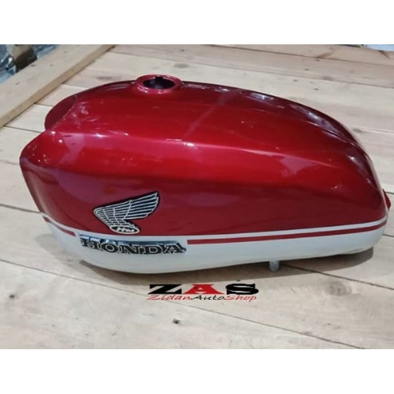 Jual Tangki CB 100 Gelatik Dilan putih biru Tengki CB murah Tangki CB ...
